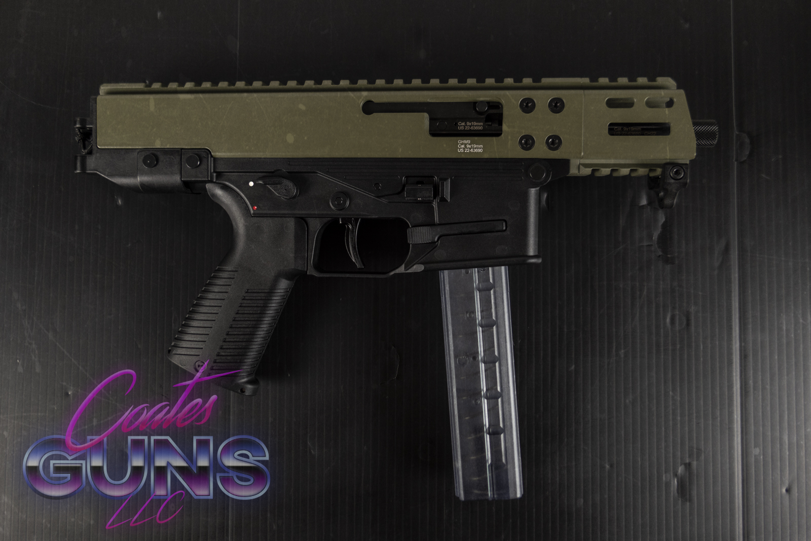 B&T GHM9 Compact Gen 2 OD Green | Coates Guns LLC