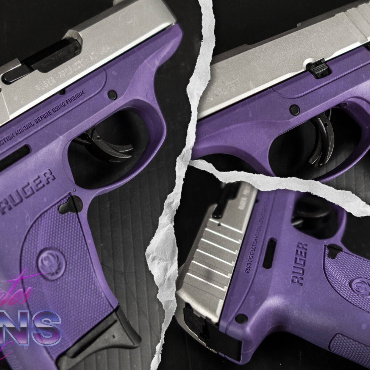 Purple Handgun