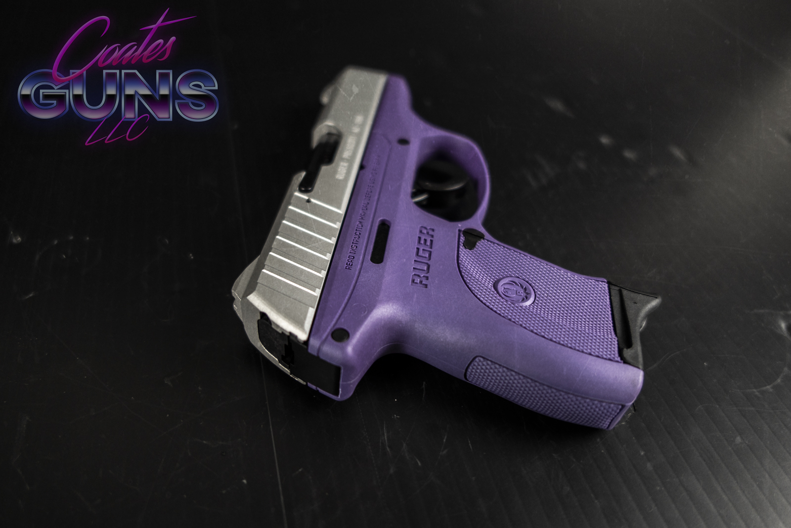 Ruger EC9s Silver & Purple | Coates Guns LLC