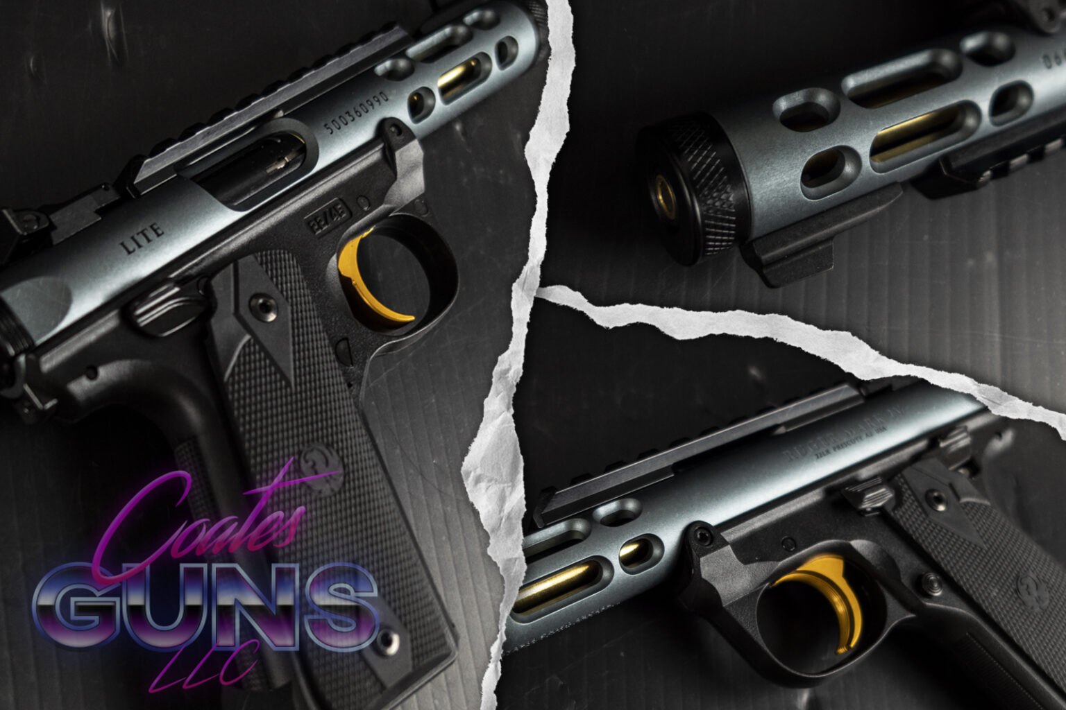 Ruger Mark IV 22/45 Lite Diamond Gray | Coates Guns LLC