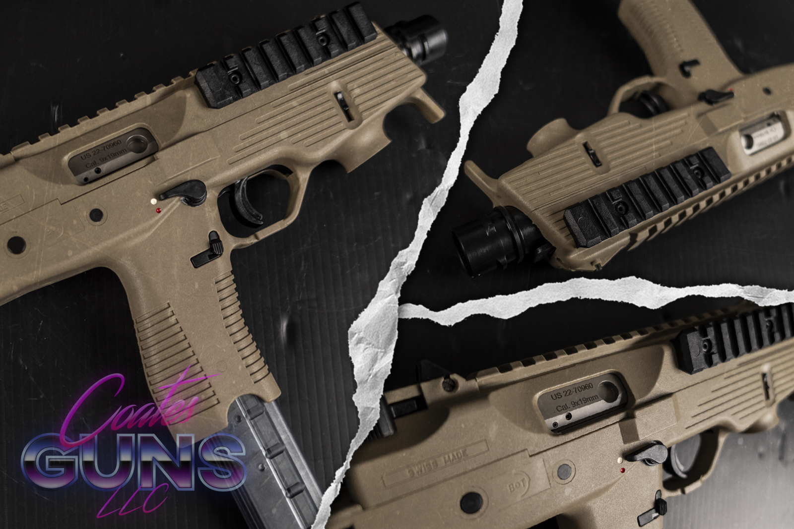 B&T TP9 Coyote Tan | Coates Guns LLC