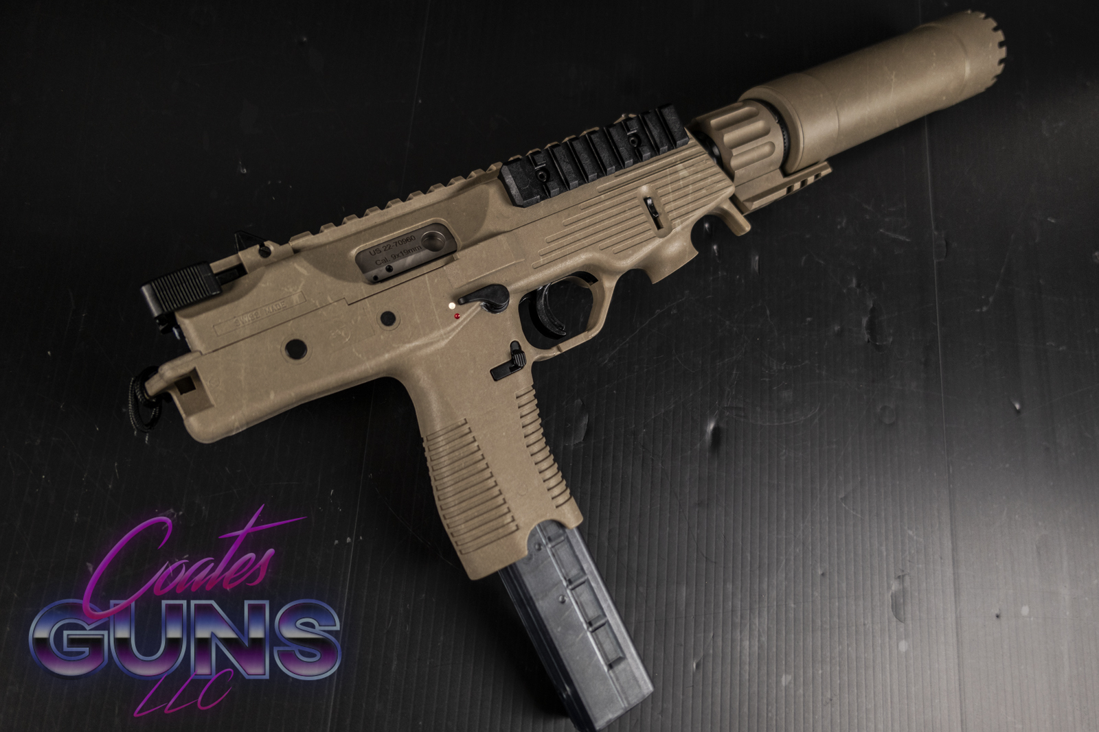 B&T TP9 Coyote Tan & Suppressor Package | Coates Guns LLC