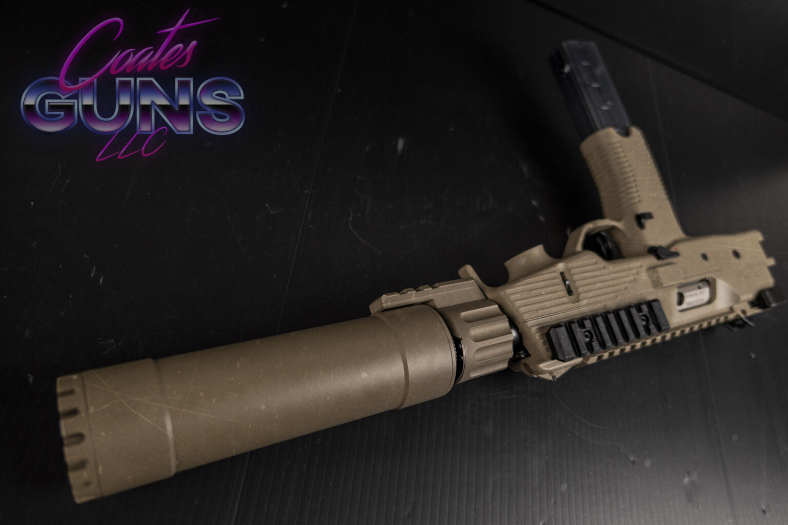 B&T TP9 Coyote Tan & Suppressor Package | Coates Guns LLC