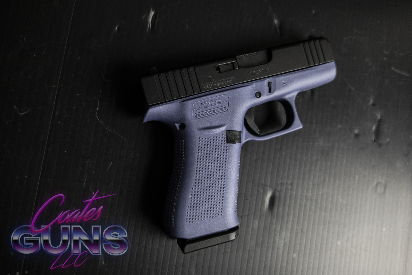 Glock 43X US Crushed Orchid | Coates Guns LLC