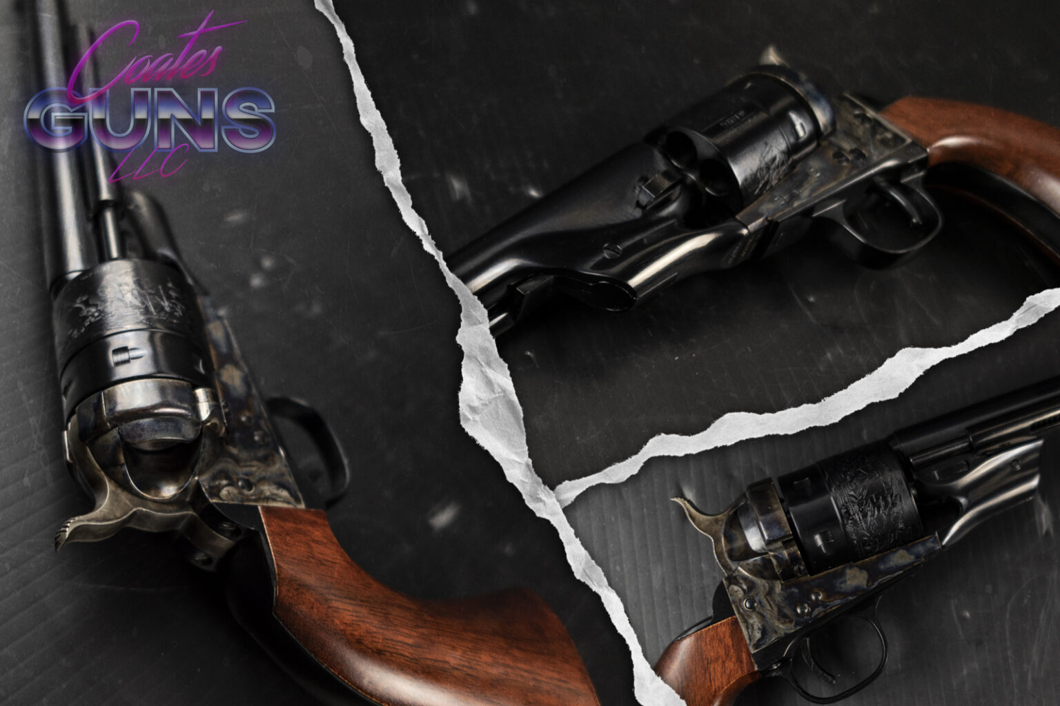 Cimarron 1860 Richards Transition Conversion .45 LC | Coates Guns LLC