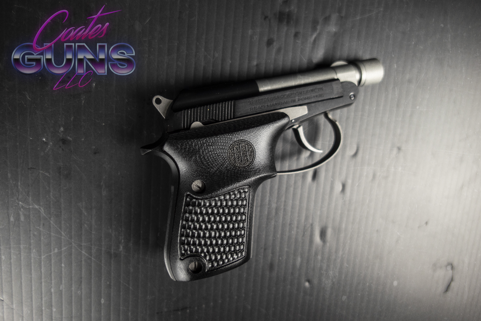 Beretta 21 A Bobcat Silver – Black Gorilla | Coates Guns LLC