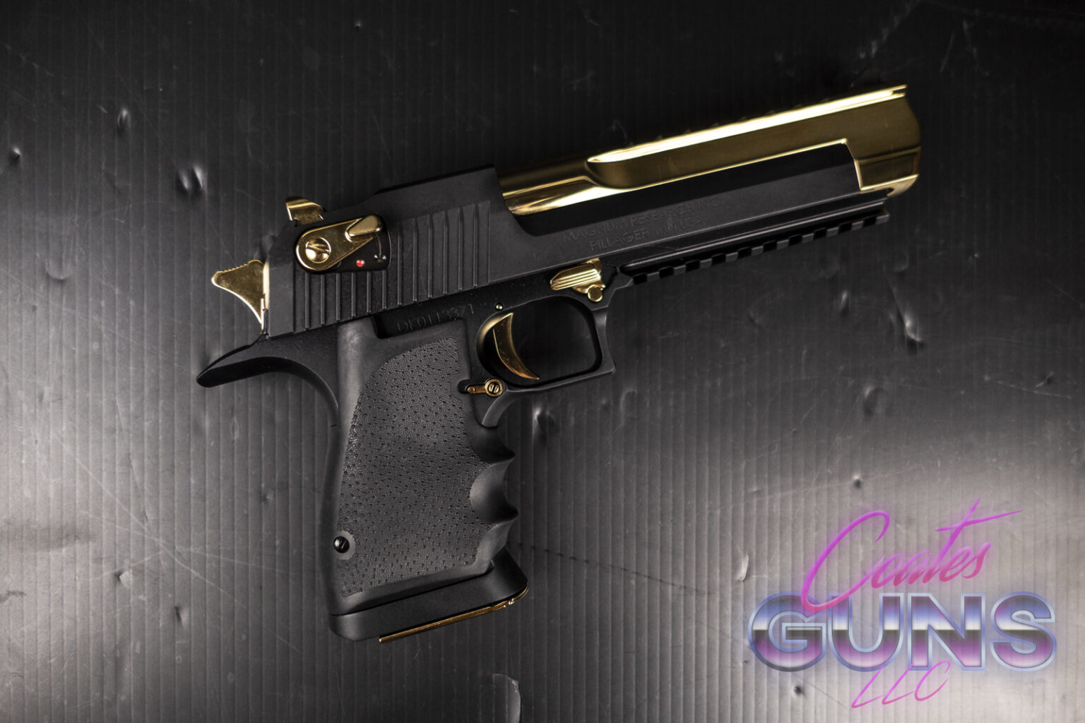 Magnum Research Desert Eagle Mark XIX L6 .44 Magnum Black & Titanium ...