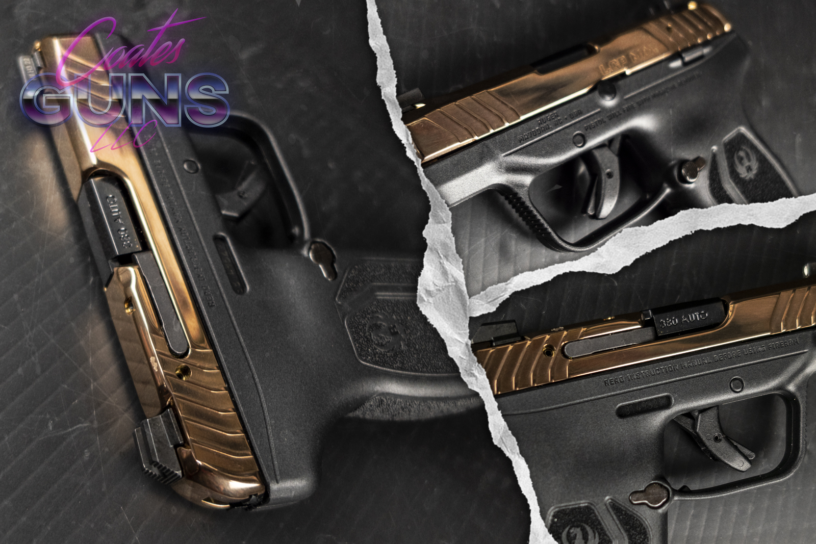 Ruger LCP Max Rose Gold PVD | Coates Guns LLC