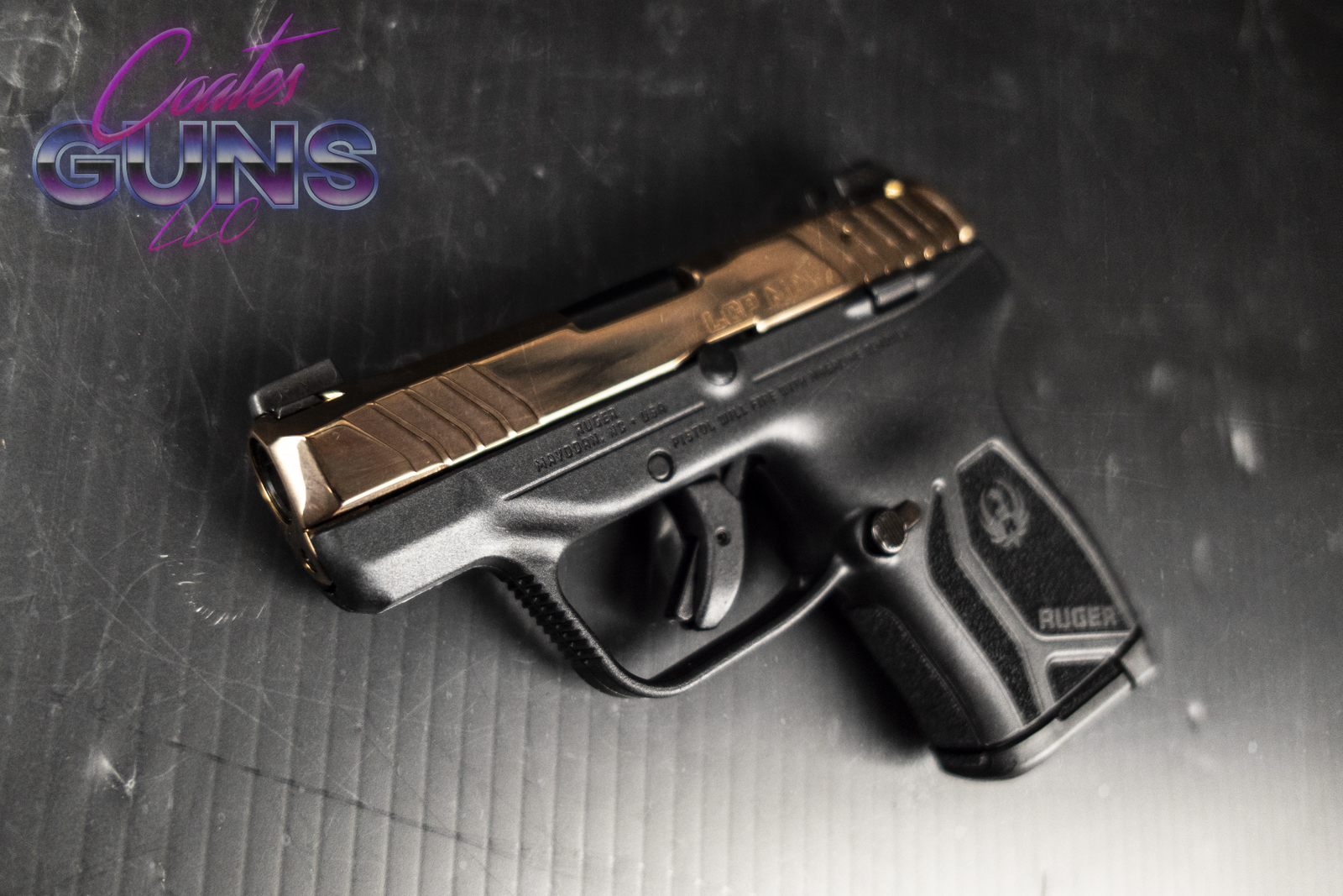 Ruger LCP Max Rose Gold PVD | Coates Guns LLC