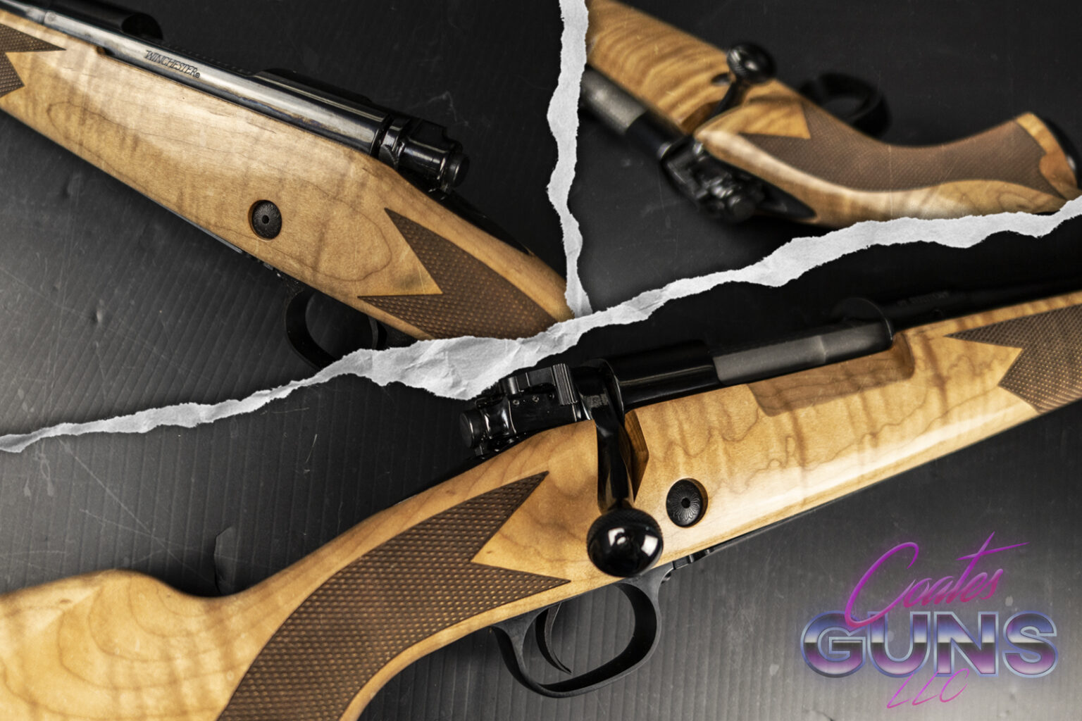 Winchester Model 70 Super Grade Maple 6.8 Western | Coates Guns LLC