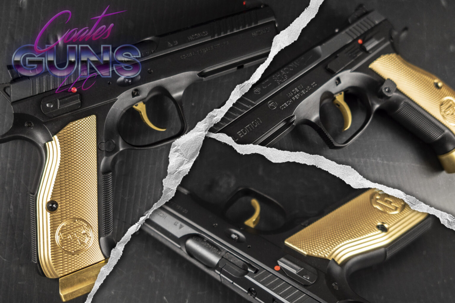 CZ Shadow 2 Optic Ready Gold Digger 9mm | Coates Guns LLC