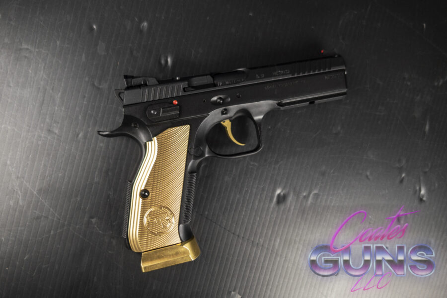 CZ Shadow 2 Optic Ready Gold Digger 9mm | Coates Guns LLC