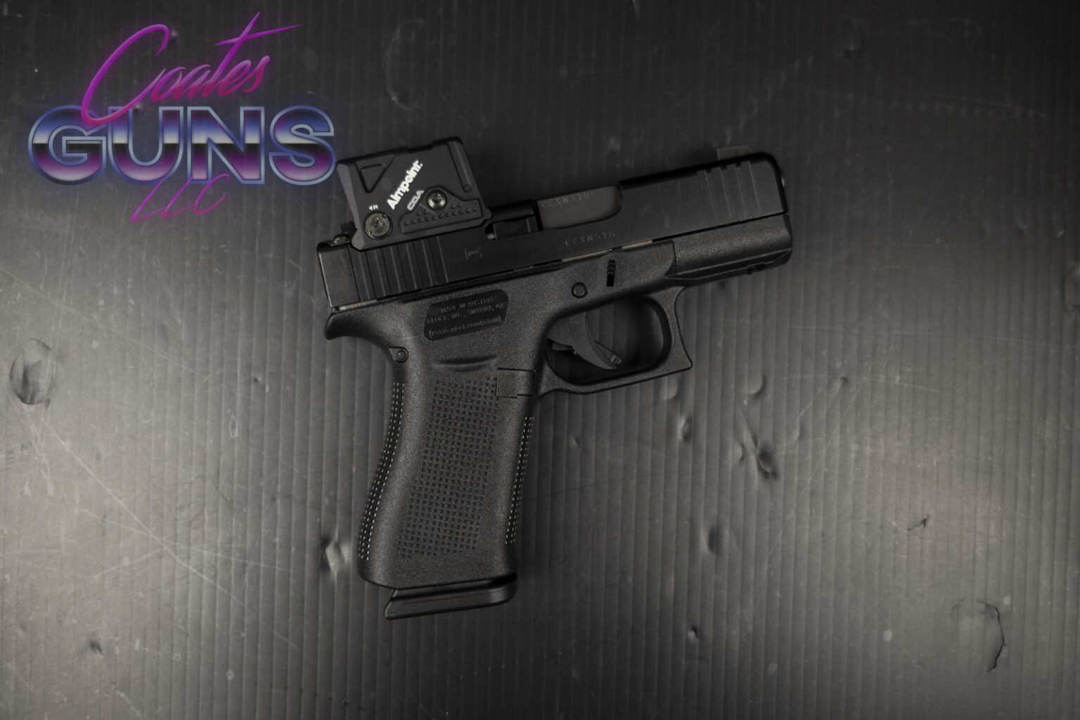 Glock 43X MOS A-CUT Aimpoint COA | Coates Guns LLC