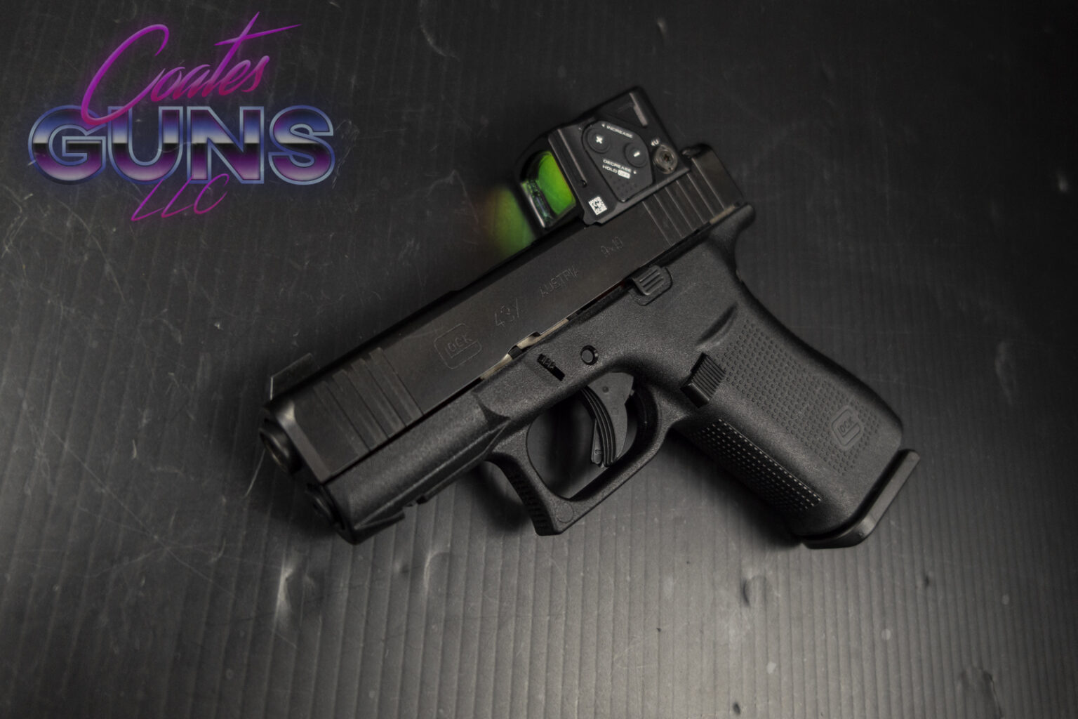 Glock 43X MOS A-CUT Aimpoint COA | Coates Guns LLC