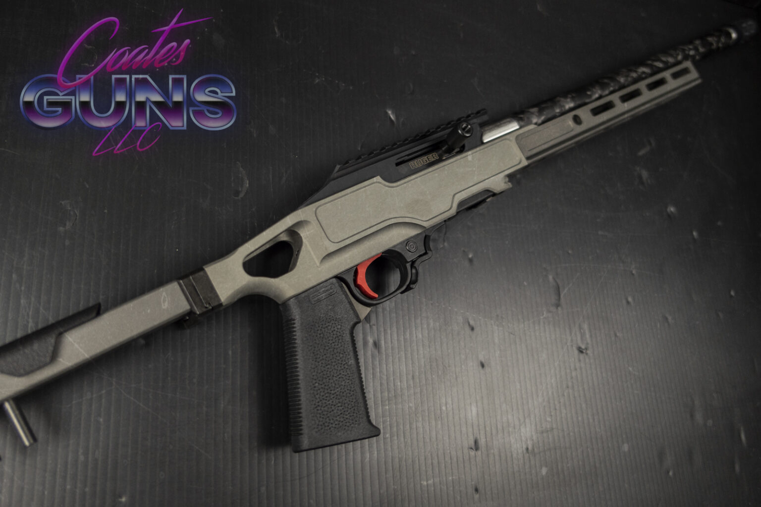 Ruger 10/22 Carbon with Grey Birch Chassis | Coates Guns LLC