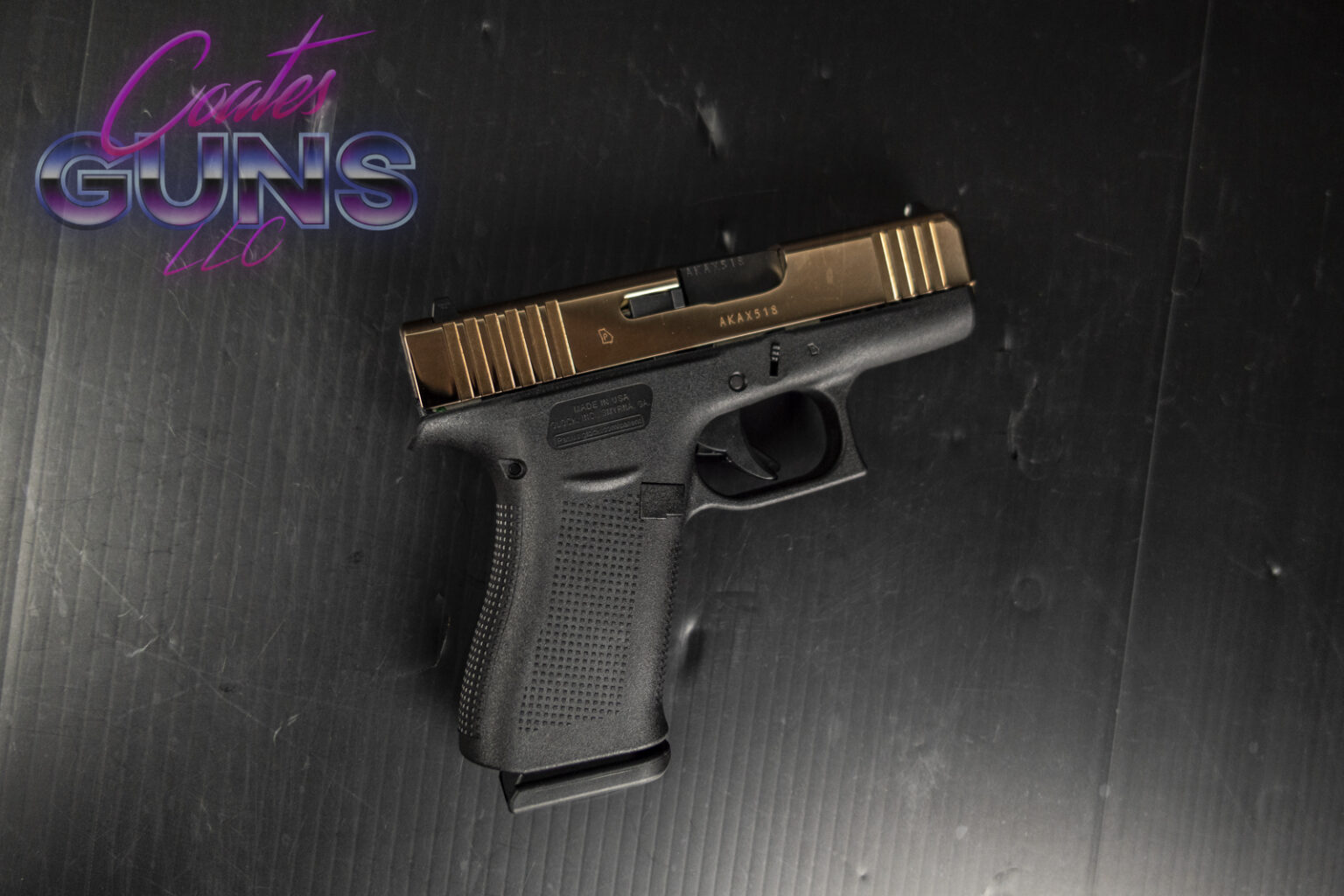Glock 43X Rose Gold PVD | Coates Guns LLC