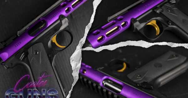 Ruger Mark IV 22/45 Lite Purple & Gold | Coates Guns LLC