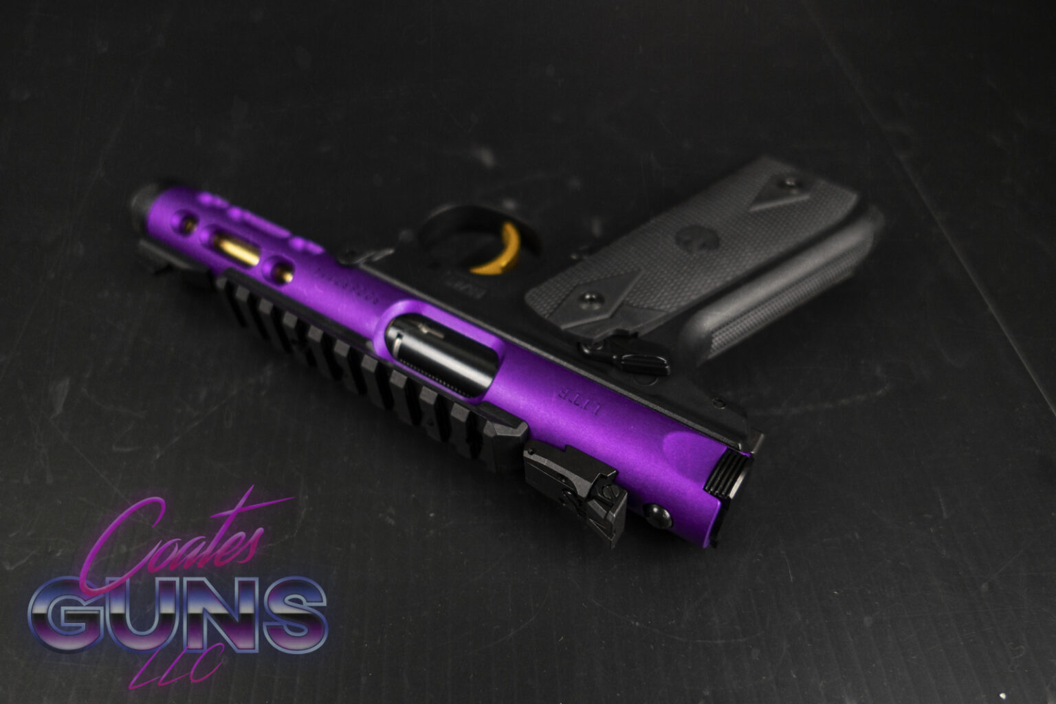 Ruger Mark IV 22/45 Lite Purple & Gold | Coates Guns LLC